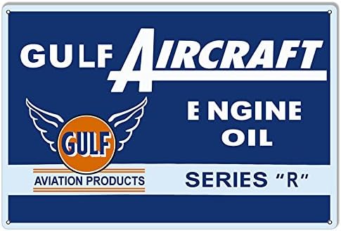 Amazon.com: Garage Art Signs Gulf Aircraft Engine Oil Reproduction ...