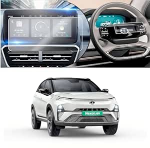 RGY [2 Pack] Screen Protector For Tata Nexon EV Facelift Car ...