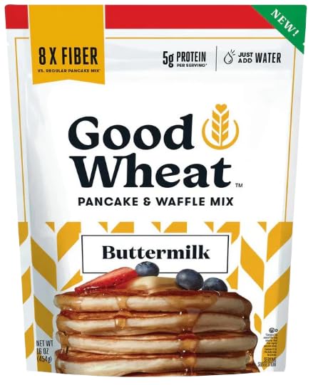 Amazon.com: Good Wheat Buttermilk Pancake & Waffle Mix, 6 Bag Bundle 8x ...