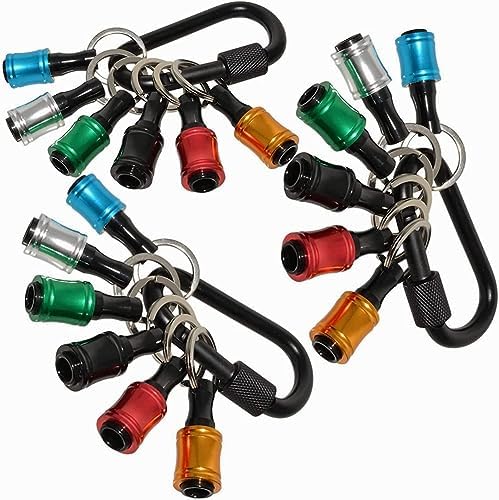 18Pcs Bit Holder 1/4 inch Hex Shank Screwdriver Bits Holder Extension ...