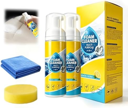 Amazon.com: Hulezt 4-in-1 Multi-Enzyme Foam Cleaner, 2026 Upgrade Foam ...