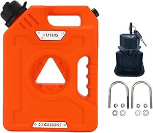 Tucool Racing 3L Portable Fuel Drum Canister Gasoline Container Reserve ...