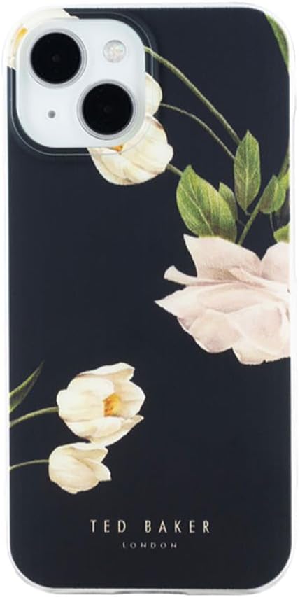 Ted Baker Flower Border Mirror Folio Case Compatible with iPhone 15 Pro ...