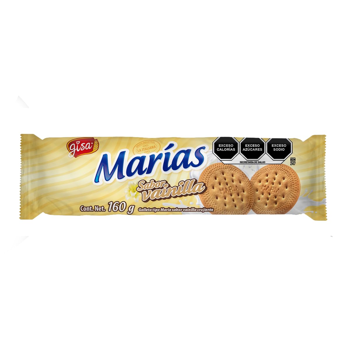 GALLETAS MARIAS VAINILLA 160 GR GISA : Amazon.com.mx: Alimentos y Bebidas
