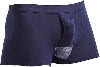 Baoneite Men's Boxer Briefs Fly Front with Pouch Support Underwear,Anti ...