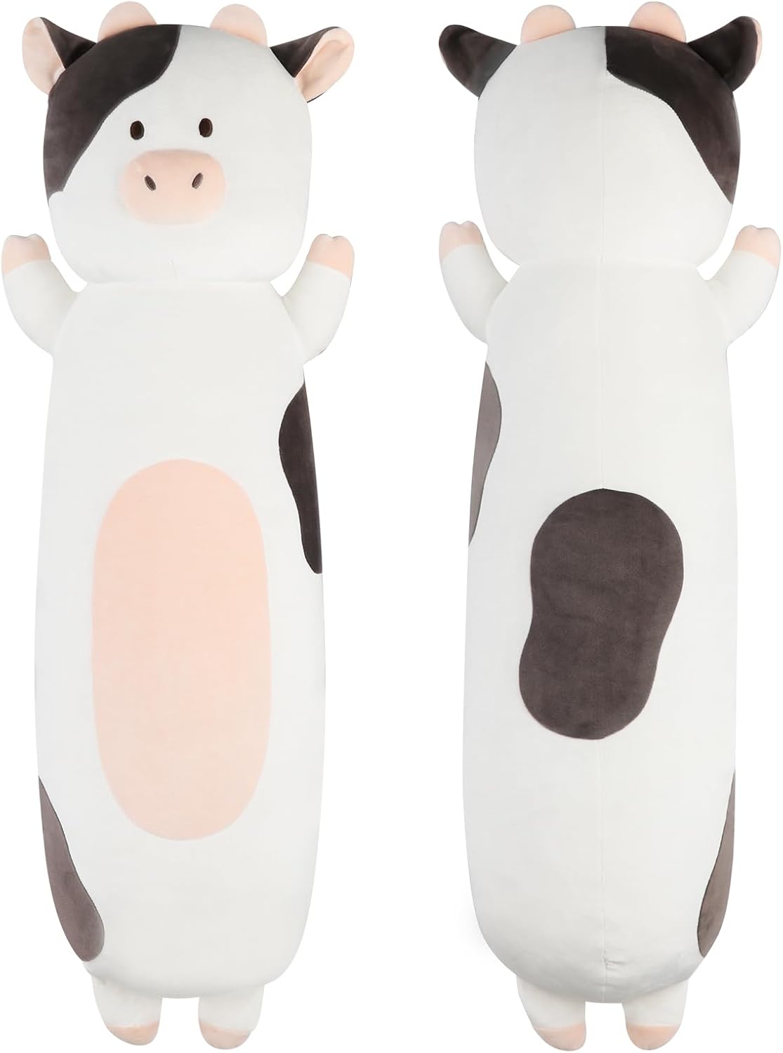 Amazon.com: Dalmao 22 inch Milk Cow Stuffed Animal, Soft Long Pillow ...