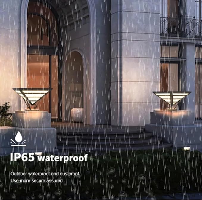 Light4Life Grey Gate Light Lamp Ip65 Waterproof Aluminium Die Casting ...