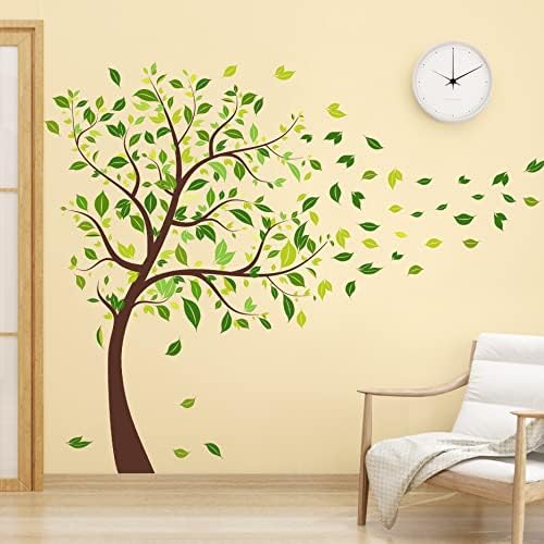 Amazon.com: RW-2196 Giant Green Tree Wall Decals Large Tree Branches ...