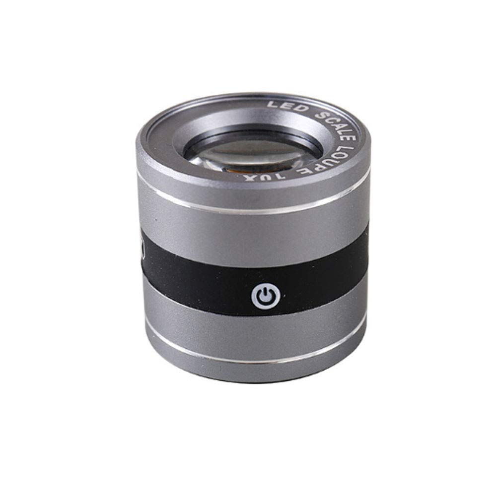 Buy Barrel Magnifier Rechargeable Magnifier 10X Magnifier with LED ...