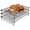 Amazon.com: Upgraded Stackable Cooling Rack for Baking,3 Tier Jerky ...