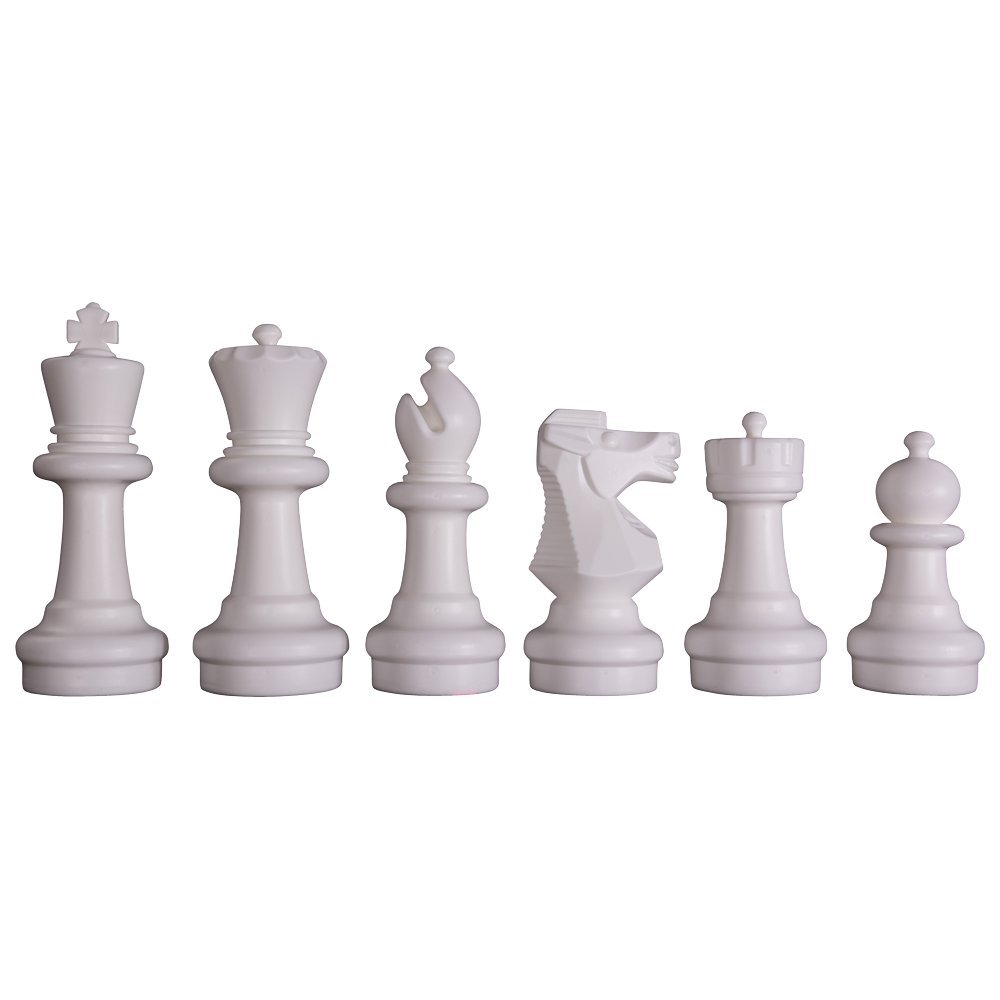 Buy MegaChess Giant Plastic Chess Sets - Black and White - 5 Different ...