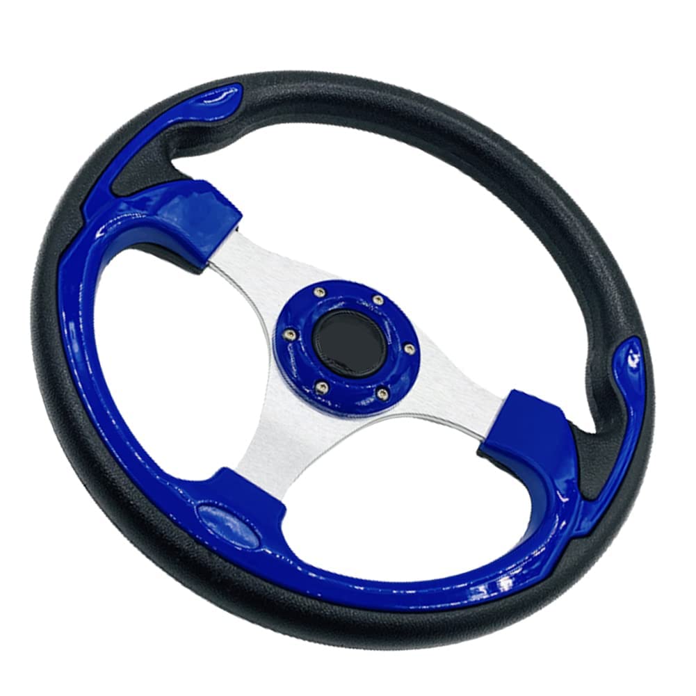 Snapklik.com : 14inch Blue Golf Cart Steering Wheel For Golf Cart Club ...