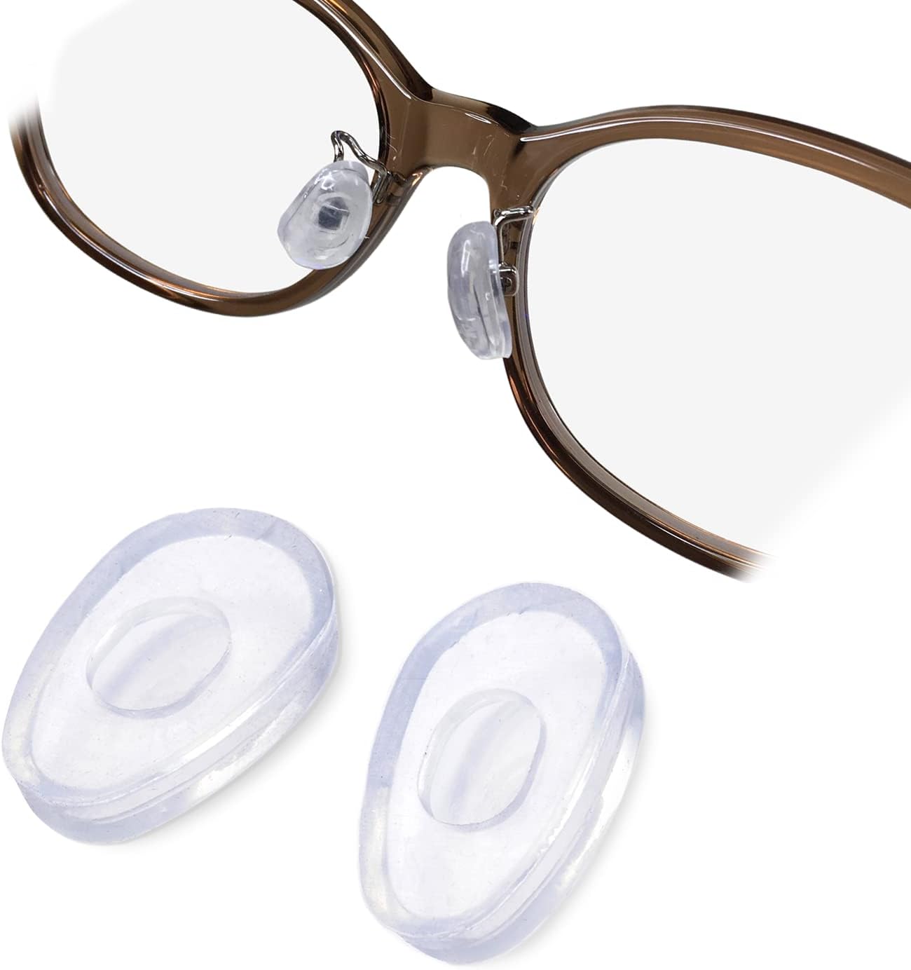 Amazon.com: 30 Pairs Eyeglass Nose Pads Silicone Nose Pad Replacement ...