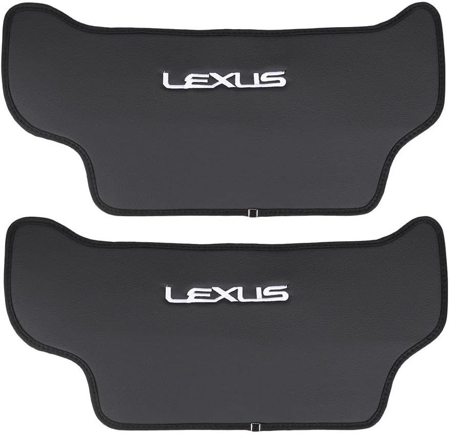 Amazon | LEXLEYS レクサス ES 10系（2018年10月~現行）専用設計 キックガード シート バック マット キックガード 後部座席シートバックプロテクター 内装 汚れ防止 ...