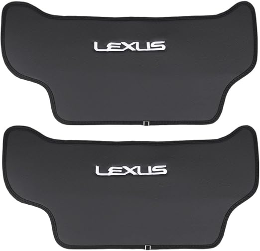 Amazon | LEXLEYS レクサス ES 10系（2018年10月~現行）専用設計 キックガード シート バック マット キックガード 後部座席シートバックプロテクター 内装 汚れ防止 ...