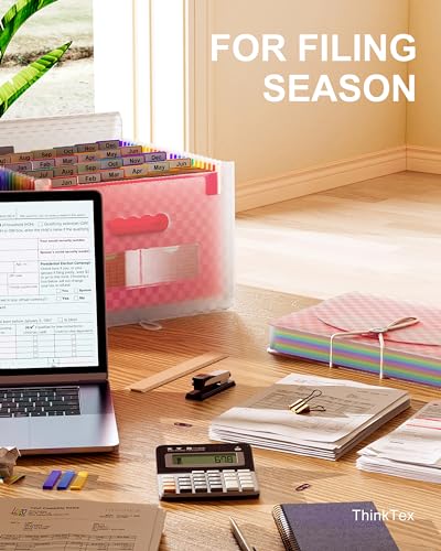 Snapklik.com : ThinkTex Accordian File Organizer, 26 Pockets Expanding ...