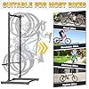 Amazon.com: Ultrawall Freestanding Bike Rack, Vertical Bike Storage Stand for Garage, Indoor ...