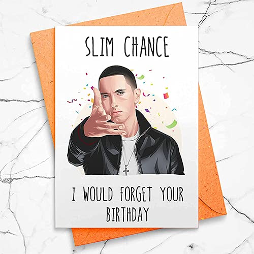 Funny 'Slim Chance I would Forget About Your Birthday' Card - - Want It All