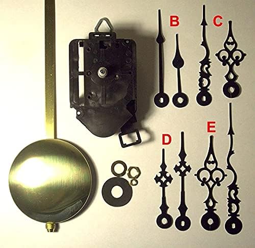 Amazon.com: Quartz Pendulum Clock Movement Kit with 1 Set of Hands Out ...