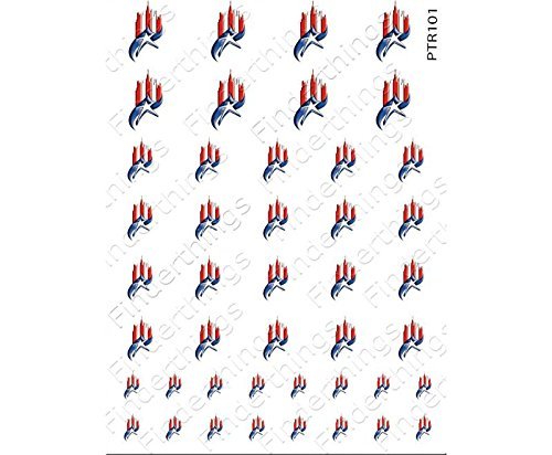 Amazon.com: Puerto Rico Flag Nail Art Decal Sticker Set : Beauty ...