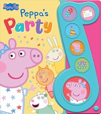 Amazon.com: Peppa Pig - Peppa's Party 6-Button Music Sound Book - PI ...