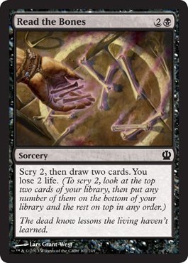 Amazon.com: Magic: the Gathering - Read the Bones (101/249) - Theros by ...