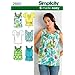 Simplicity Sewing Pattern 2892 R5 Misses Tops : Amazon.co.uk: Home ...
