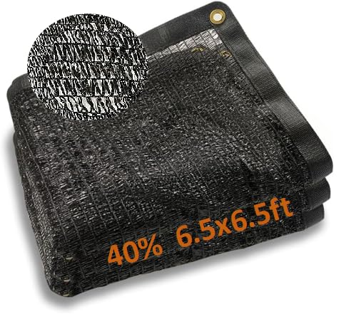 40% Shade Cloth?6.5x6.5ft Garden Shade Mesh Netting with Grommets ...