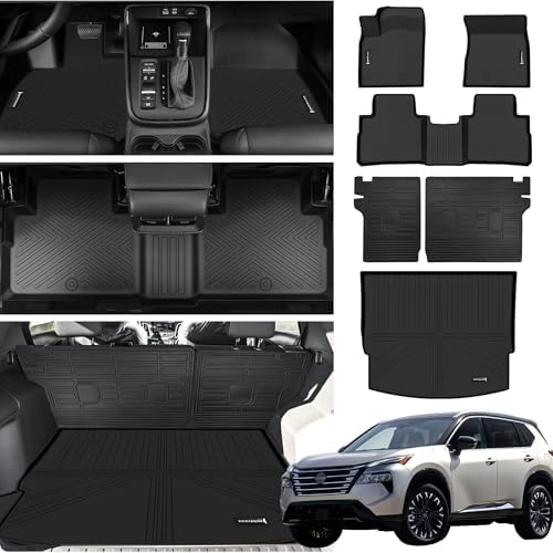 Amazon.com: COTAZA for Nissan Rogue 2025 2021 2022 2023 2024 Floor Mats & Cargo Liner, for ...