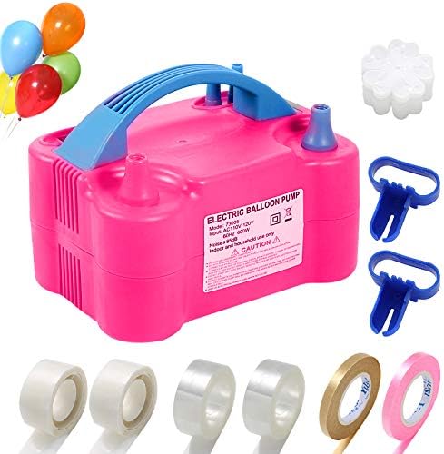Amazon.com: Prextex Portable Balloon Pump Strong Electric Air Blower ...