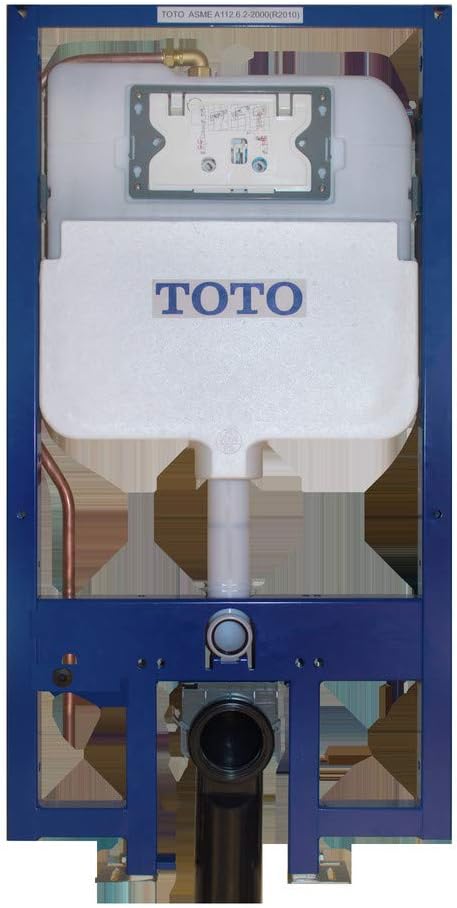 Toto WT172M DuoFit in-Wall Tank Unit for Wall-Hung Toilets with Copper ...