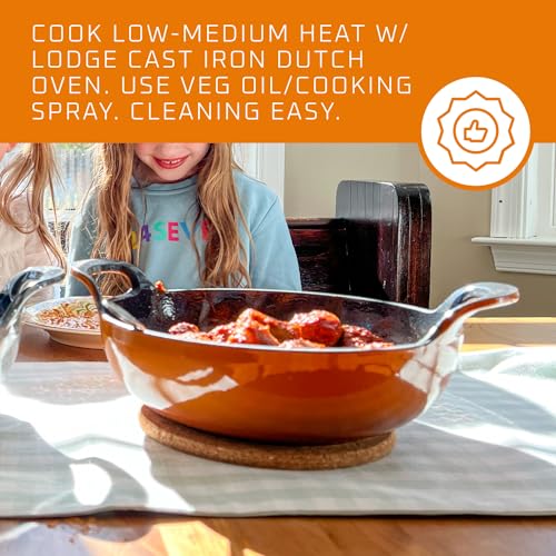 Snapklik.com : 3 Qt Enamel Cast Iron Balti Dish In Pumpkin Spice, 3 ...