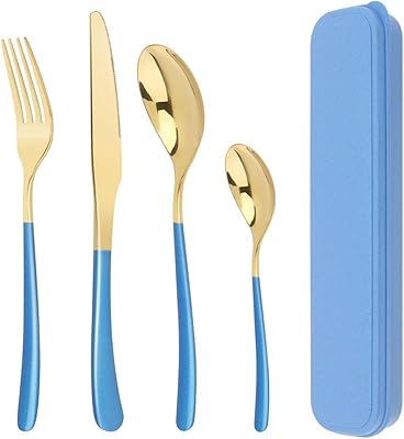 Amazon.com: ZOKU Pocket Utensil Set, Charcoal - Stainless Steel Fork ...