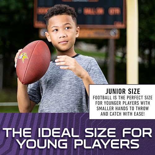 Franklin Sports NFL Minnesota Vikings Football – Youth Junior Size ...