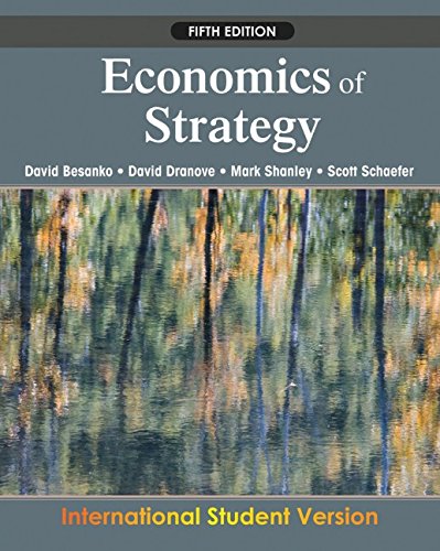 Economics of Strategy: Amazon.co.uk: Besanko, David, Dranove, David ...