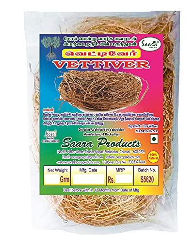 SAARA Vetiver Root Khus Root Vetiveria Zizanioides Vala Kas Ramacham ...