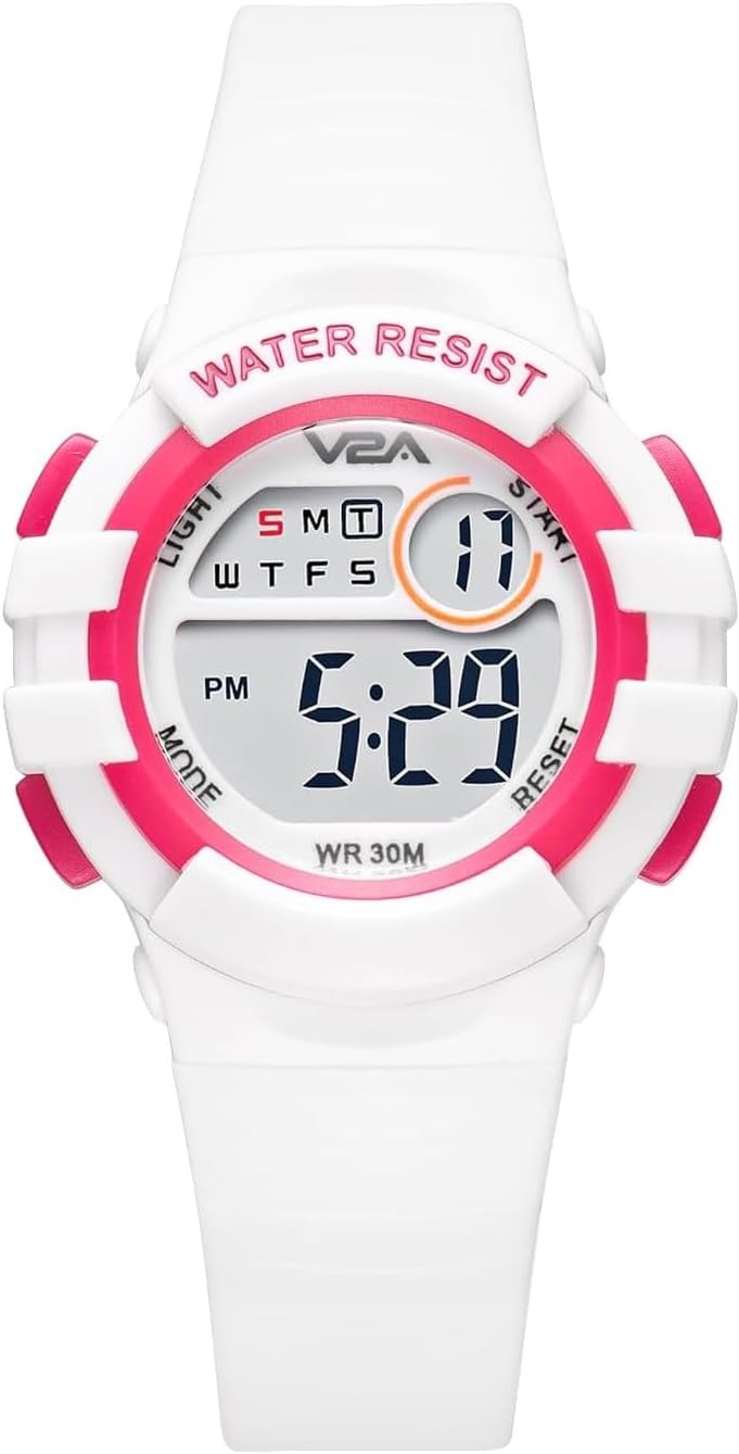 V2A Digital Watch For Girls Kids Between 3 To 10 Years Of Age Multi ...