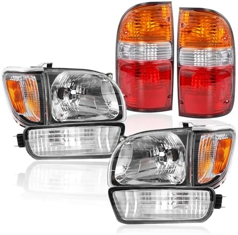Amazon.com: Headlight, Tail Light & Fog Light Assembly Compatible with ...