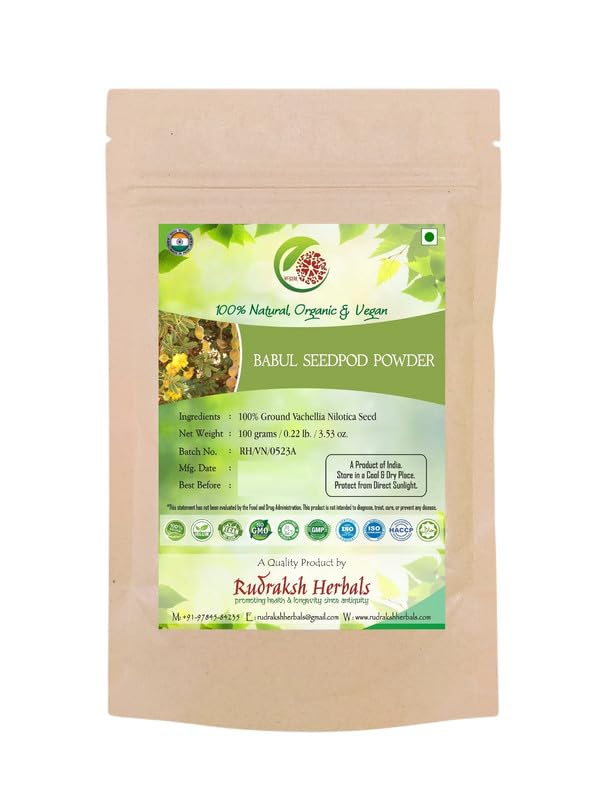 Buy Babul Seedpod Powder Ground Vachellia Nilotica Seed 100gm Online at ...