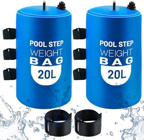 Amazon.com: 2PCS Pool Ladder Weights 20L Universal Pool Step Weights ...