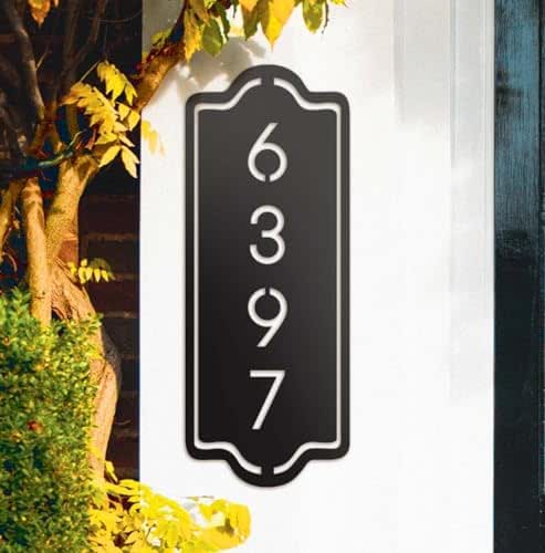 Amazon.com: Vertical Address Sign, Address Sign, Address Numbers ...