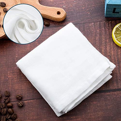 3 Pack Dual Layer Design Pure Cotton Muslin Cloths for Straining, Ultra ...