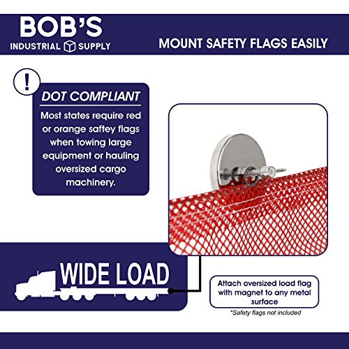 Snapklik.com : BISupply Magnetic Flag Mounts - 2.75in Heavy Duty Magnet ...