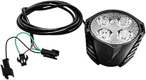 Amazon.com : Electric Bike Front Lights with Horn Powerful E-Bike ...