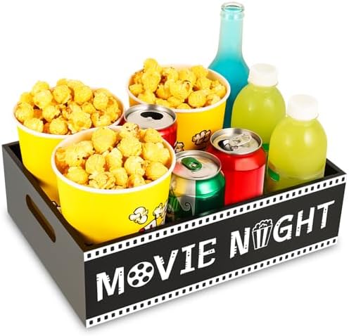 Amazon.com: Yamahiko Movie Night Snack Tray with Handles, Reusable ...