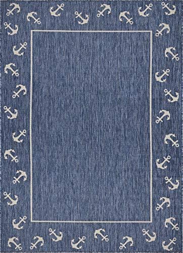 Amazon.com: LR Home Captiva 5 x 7 Indoor / Outdoor Area Rug for Home ...