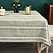 Amazon.com: NEWISHER Rustic Farmhouse Embroidered Square Tablecloth Jacquard Striped Table Cloth ...