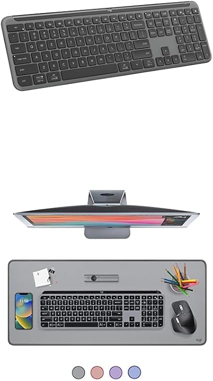 Amazon.com: Logitech Signature Slim K950 Wireless Keyboard, Sleek ...