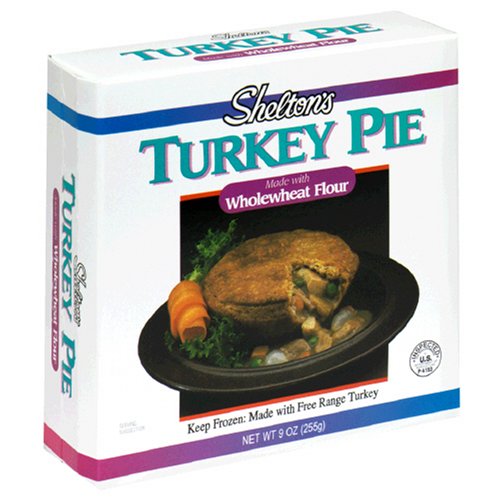 Amazon.com : Shelton's, Whole Wheat Turkey Pie, Free Range, 9 oz ...