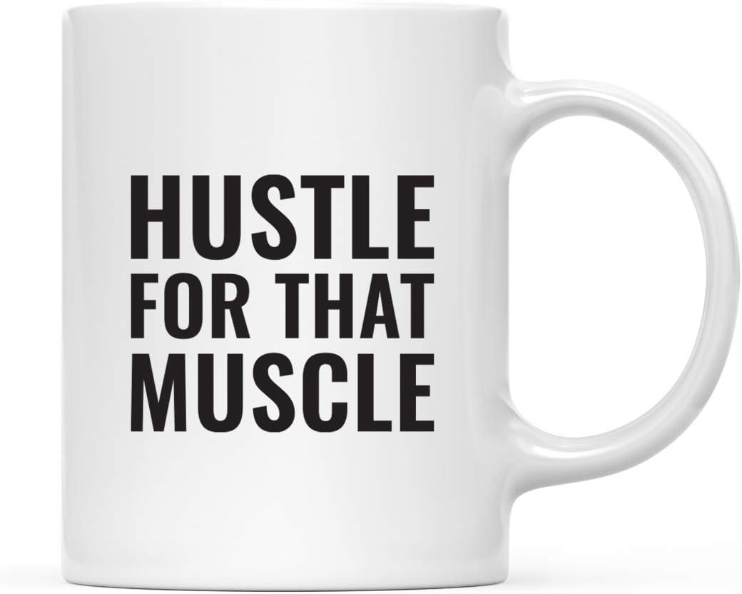 Amazon.com: Andaz Press Gym Workout Fitness Coffee Mug with Gift Box ...